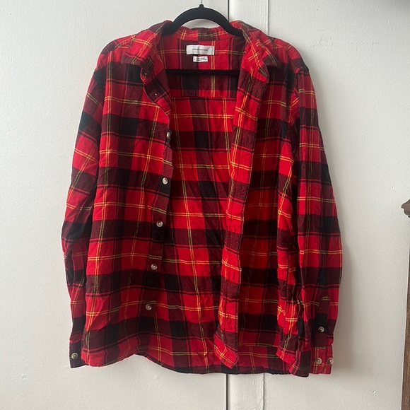Urban Outfitters | Shirts | Urban Outfitters Mens Red Flannel Shirt ...